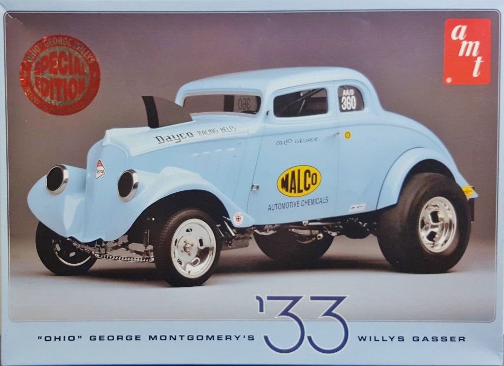AMT "Ohio George" Montgomery 1933 Willys AA/Gas Coupe - Spotlight Hobbies