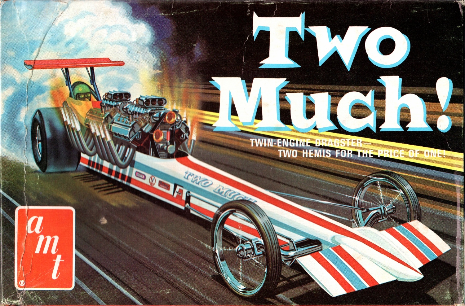 AMT "Two Much!" Twin-engine Front Engine Top Fuel Dragster - Original ...