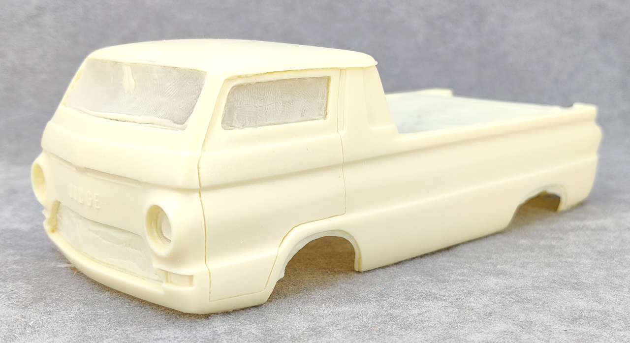 Jimmy Flintstone Resin Dodge A-100 Chopped Pickup Truck - Spotlight Hobbies