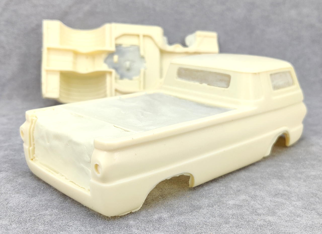 Jimmy Flintstone Resin Dodge A-100 Chopped Pickup Truck - Spotlight Hobbies