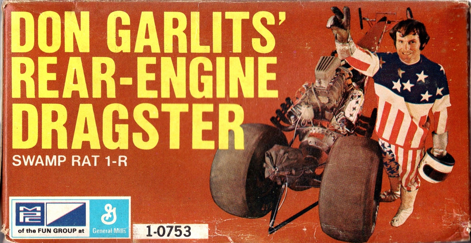 MPC Don Garlits "Swamp Rat 1-R" 1971 Rear Engine Top Fuel Dragster ...