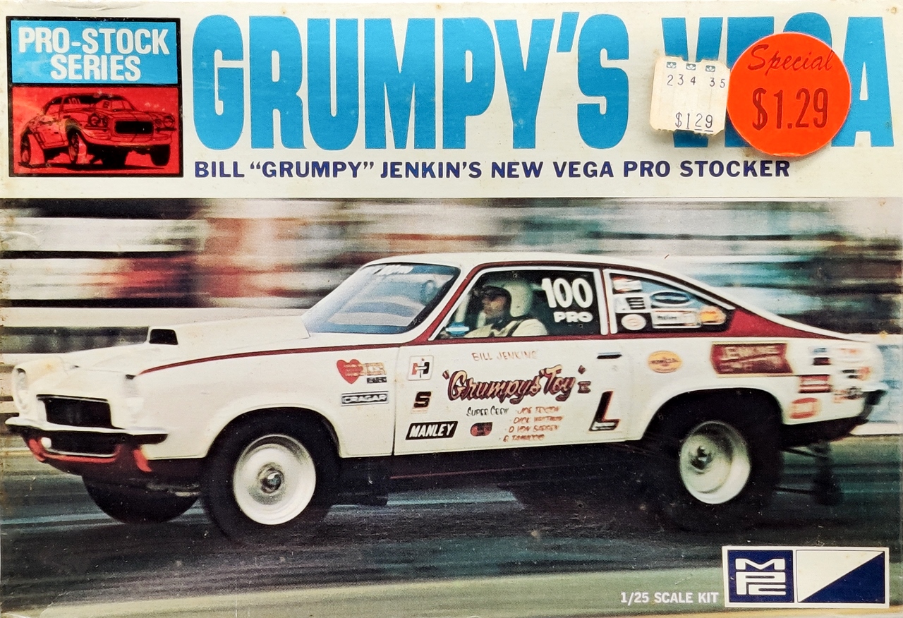 MPC Bill "Grumpy" Jenkins' 1972 Chevy Vega Pro Stocker - Original Issue ...