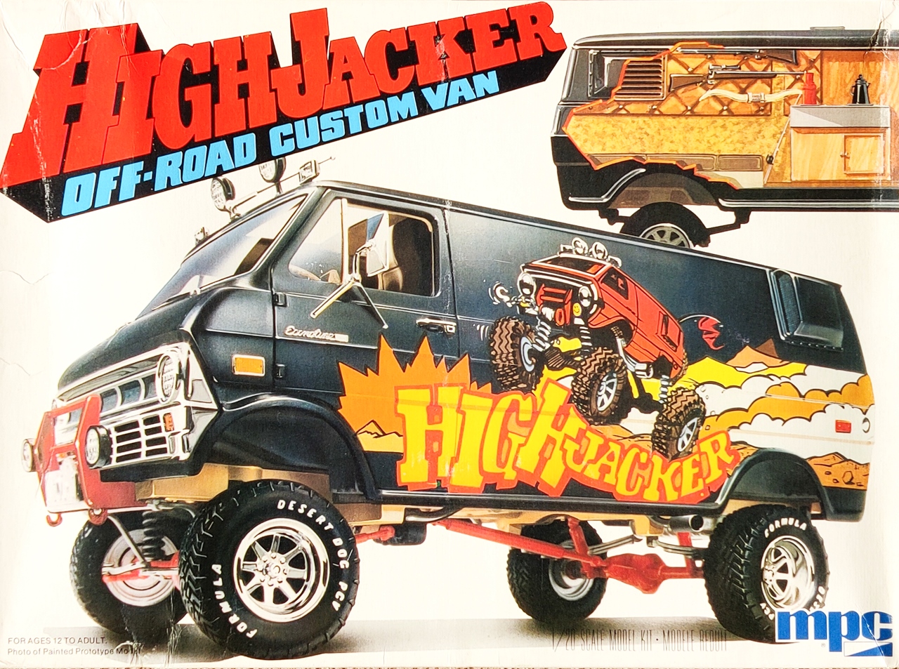 MPC "HighJacker" Off-Road 4-Wheel Drive Custom 1971-1974 Ford Econoline ...