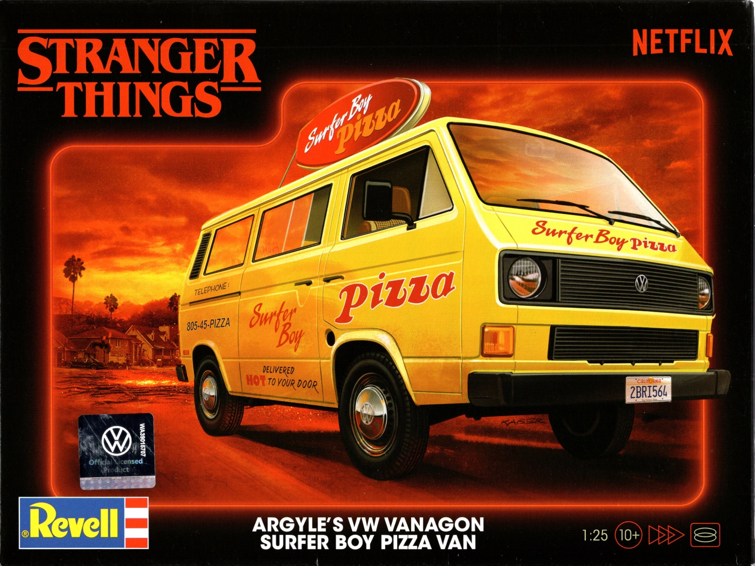 Revell "Stranger Things" VW T3 Vanagon "Surfer Boy Pizza Van ...