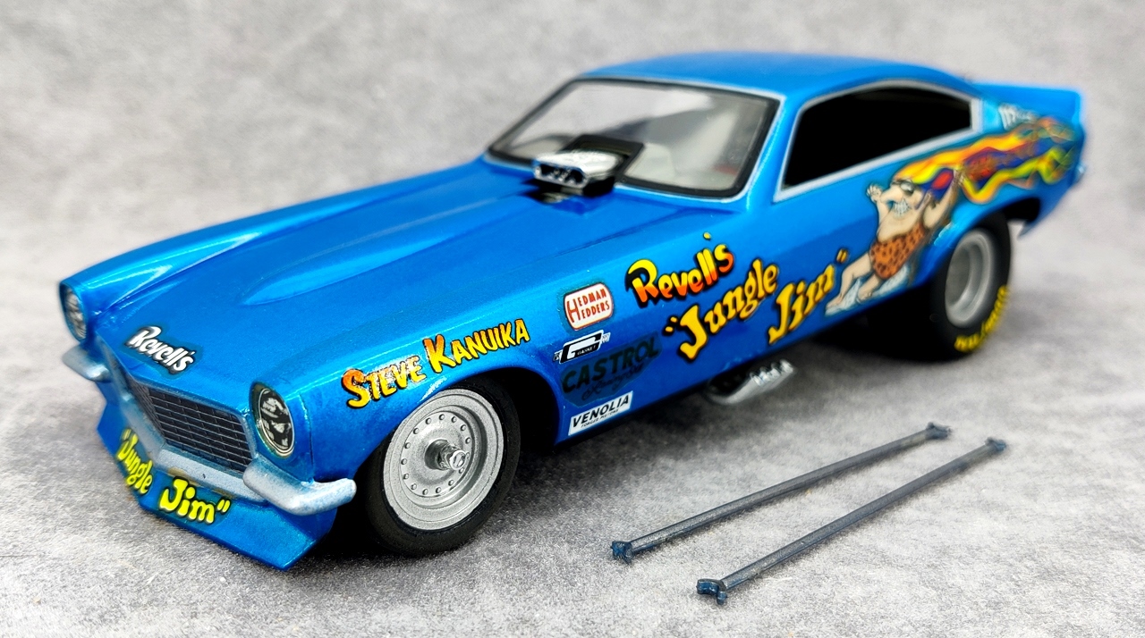 Revell “Jungle Jim” Chevy Vega Funny Car Built Kit - Spotlight Hobbies