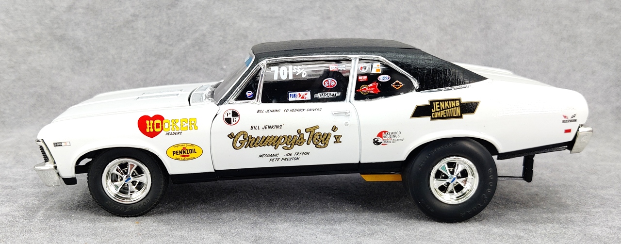 AMT Bill “Grumpy” Jenkins 1968 Chevrolet Chevy II Nova SS/D Built Kit ...