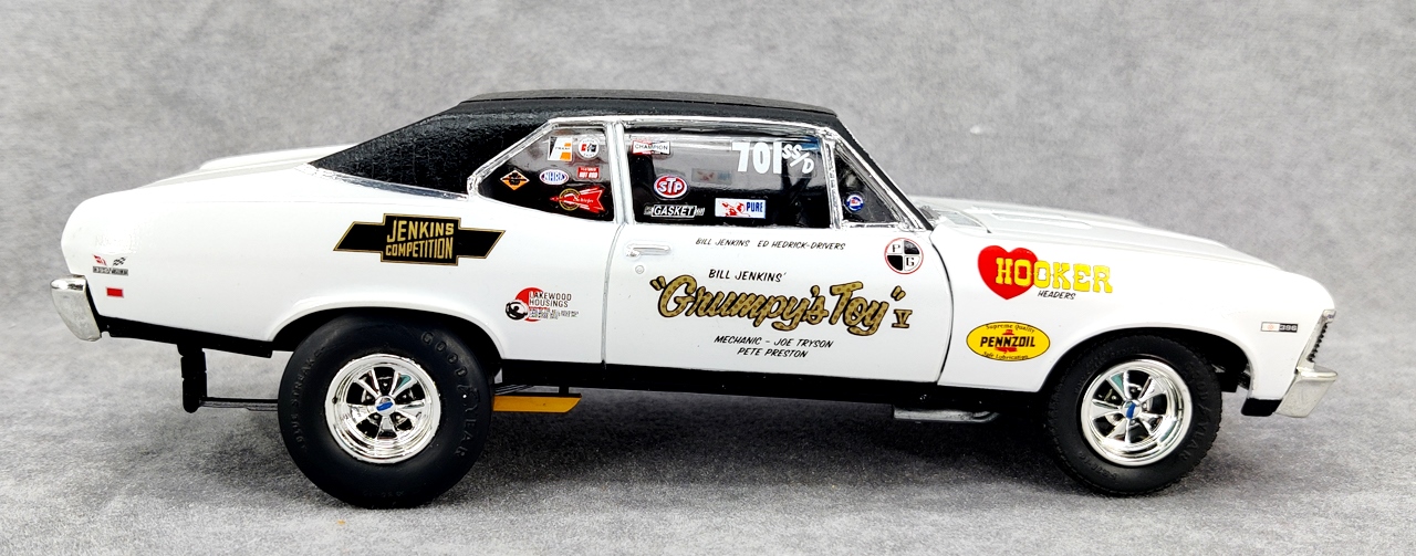 AMT Bill “Grumpy” Jenkins 1968 Chevrolet Chevy II Nova SS/D Built Kit ...