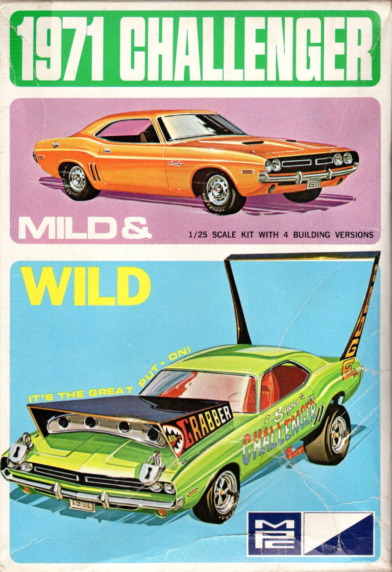 MPC 1971 Dodge Challenger "Mild & Wild" - Mild Stock, Wild Put-On, Drag ...