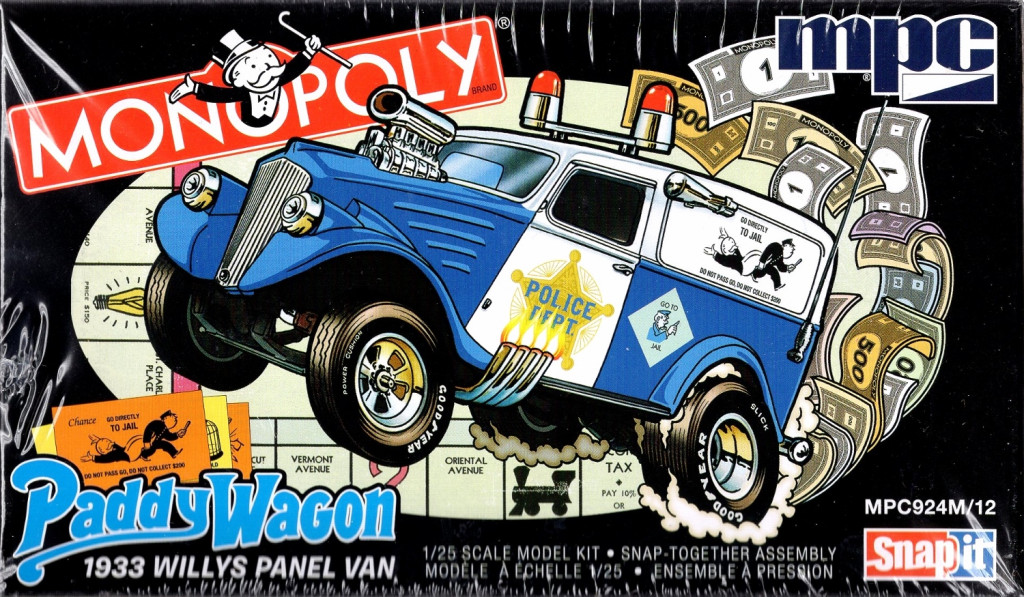 MPC "Monopoly" 1933 Willys Panel Van "Paddy Wagon" Show Car - Snap-it ...