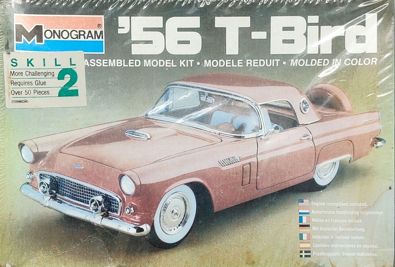 Monogram 1956 Ford Thunderbird Hardtop or Convertible - Spotlight Hobbies