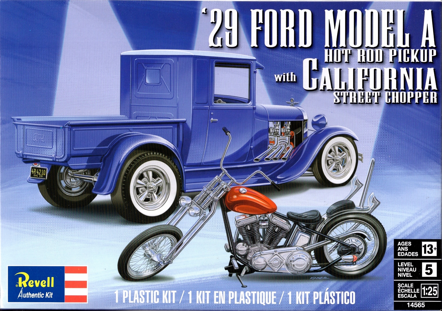 Revell 1929 Ford Model "A" Pickup (Roadster or Closed Cab) Street Rod ...