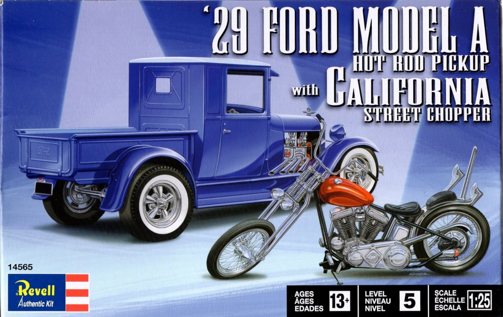 Revell 1929 Ford Model "A" Pickup (Roadster or Closed Cab) Street Rod ...