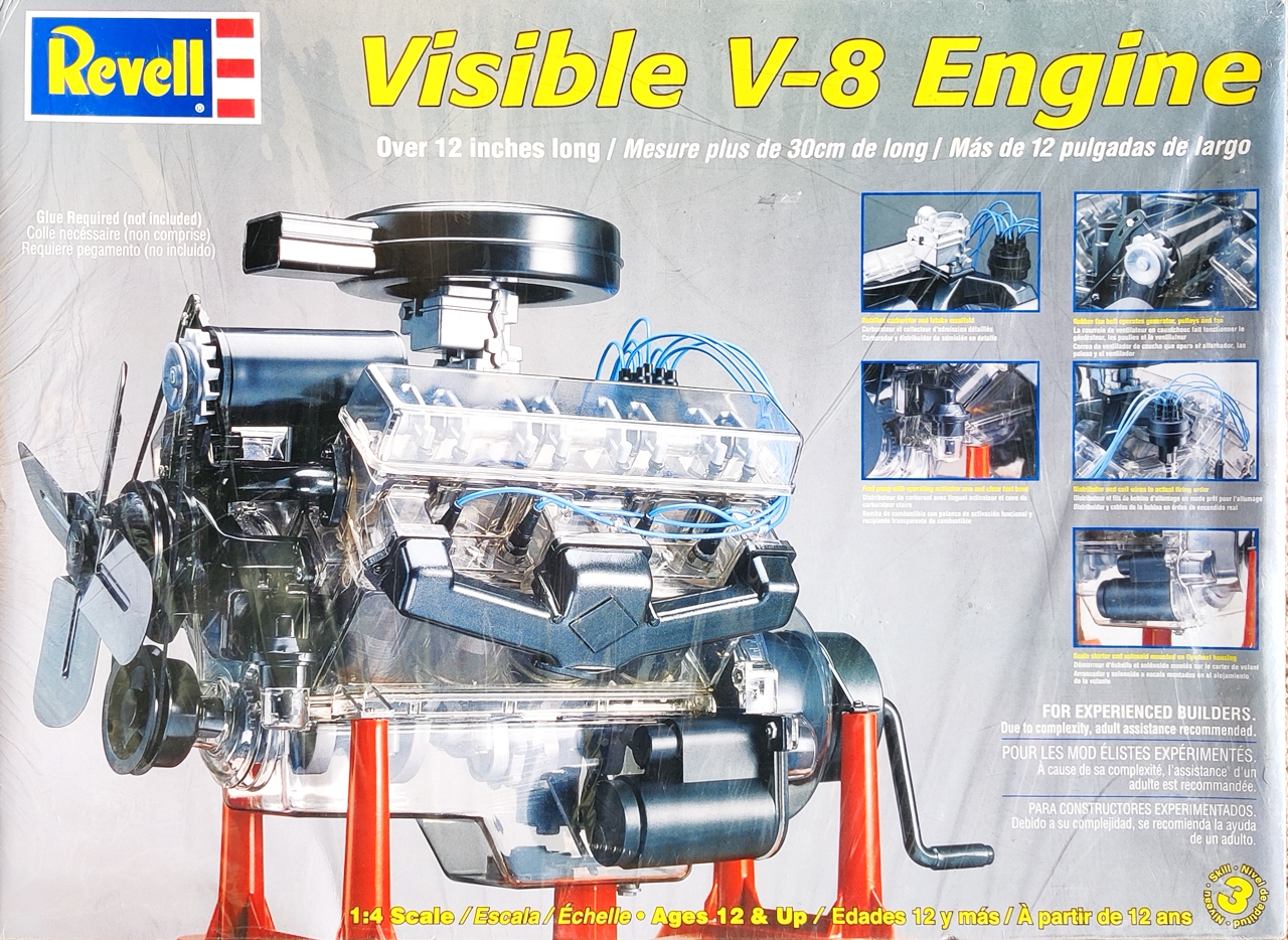 Revell Visible V-8 Engine - Spotlight Hobbies