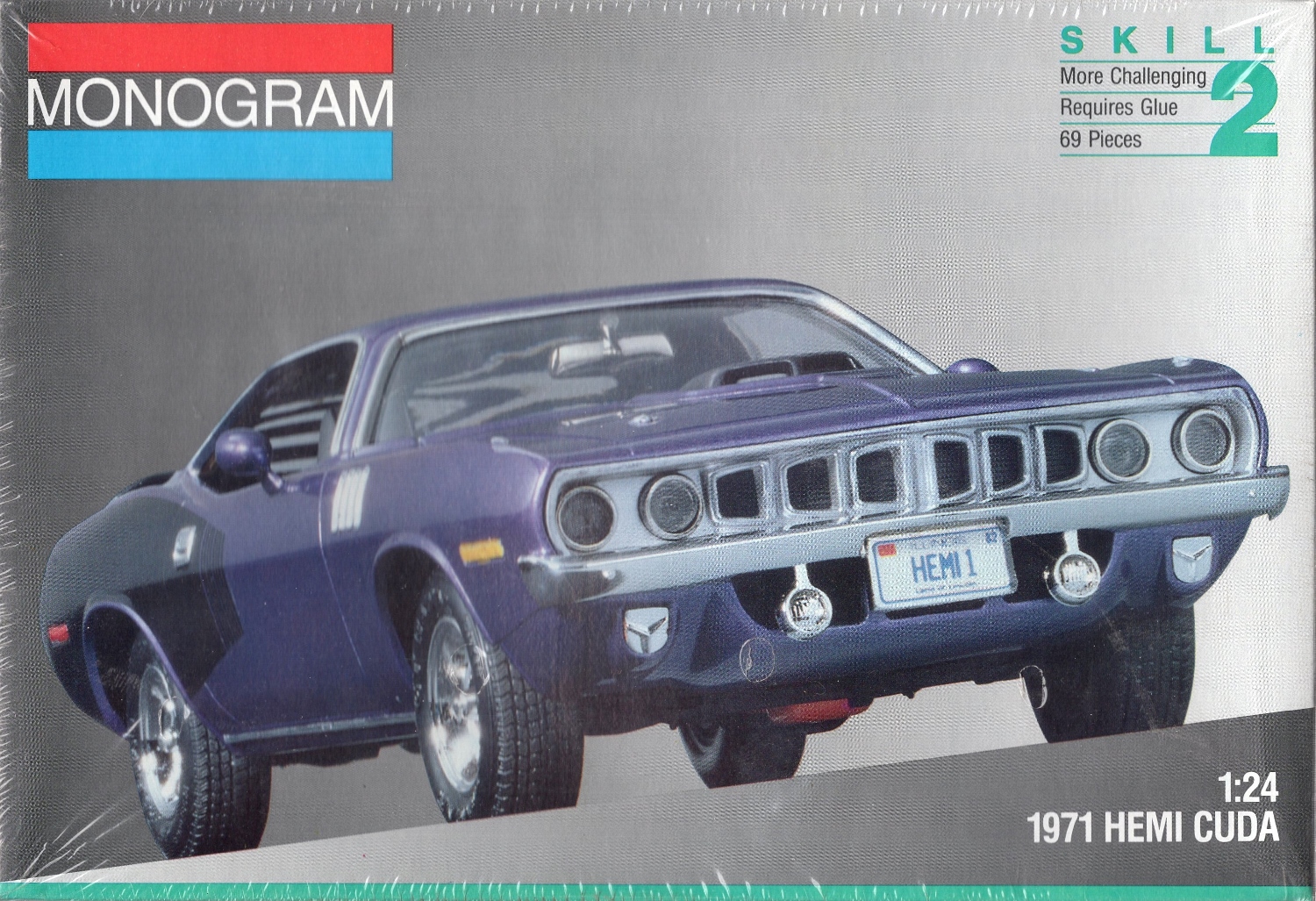 Revell/Monogram 1971 Plymouth Hemi Cuda Hardtop - Spotlight Hobbies