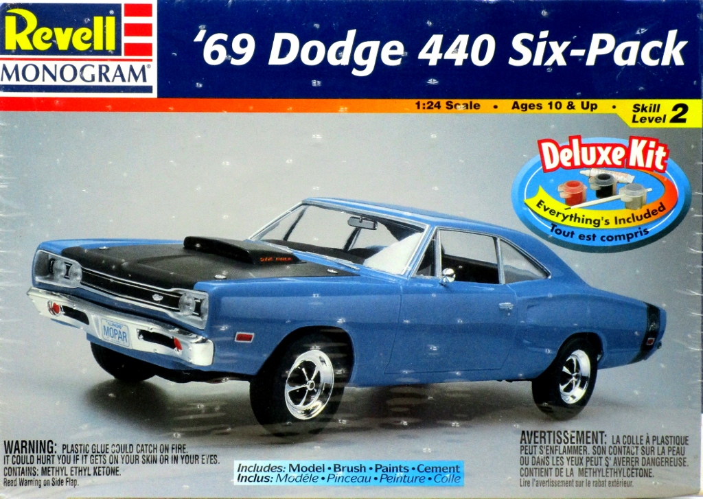 Revell/Monogram 1969 Dodge Coronet Super Bee 440 6-Pack Hardtop ...