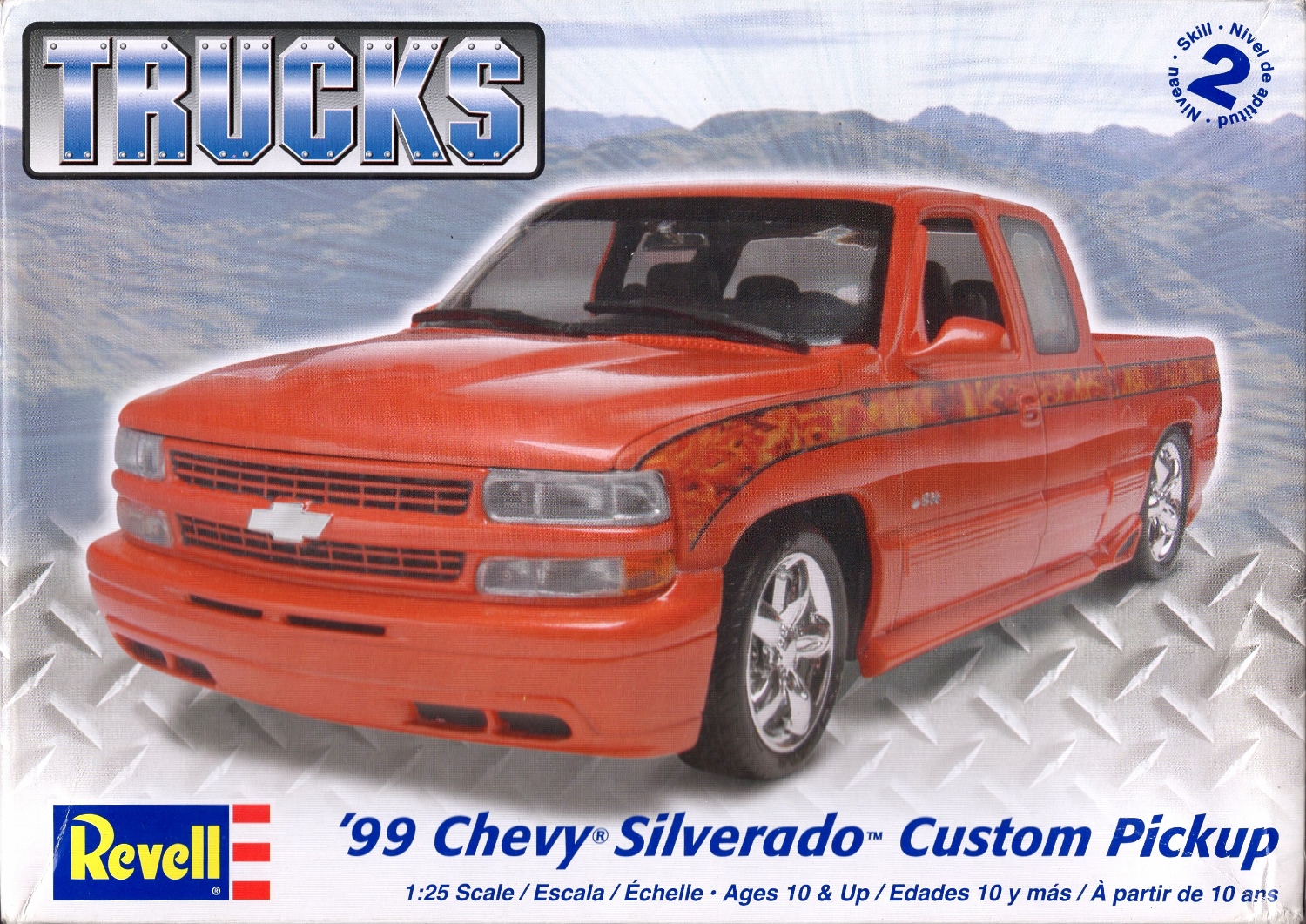 Revell 1999 Chevy Silverado CK 1500 Extended Cab Shortbox Pickup Truck ...
