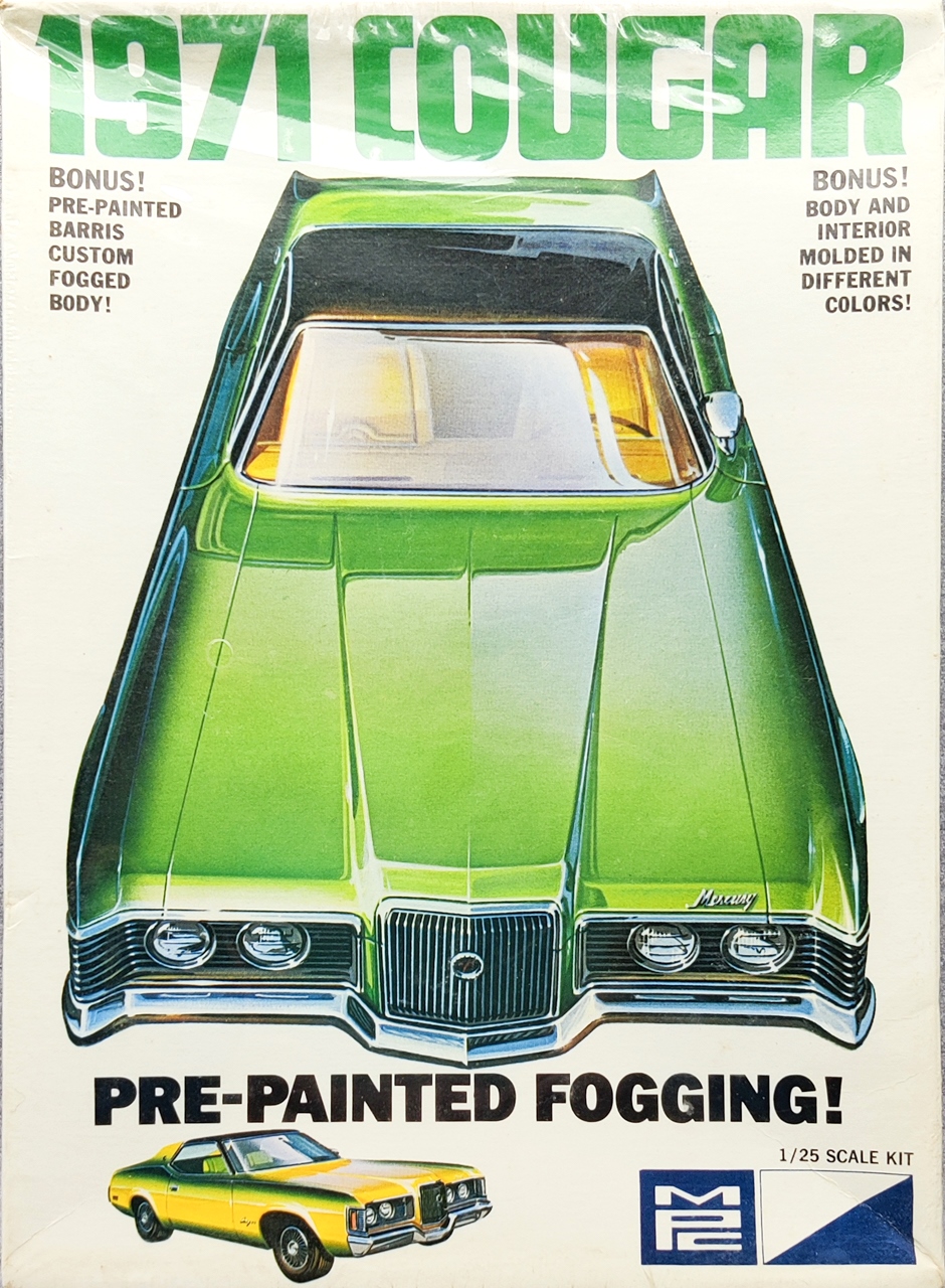 MPC 1971 Mercury Cougar XR-7 with Factory Pre-Painted Body - Stock ...