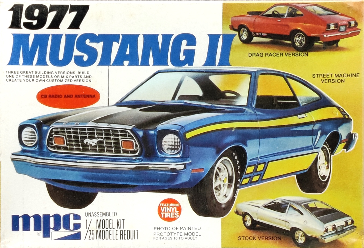 MPC 1977 Ford Mustang II Hatchback - Stock, Street Machine or Drag ...