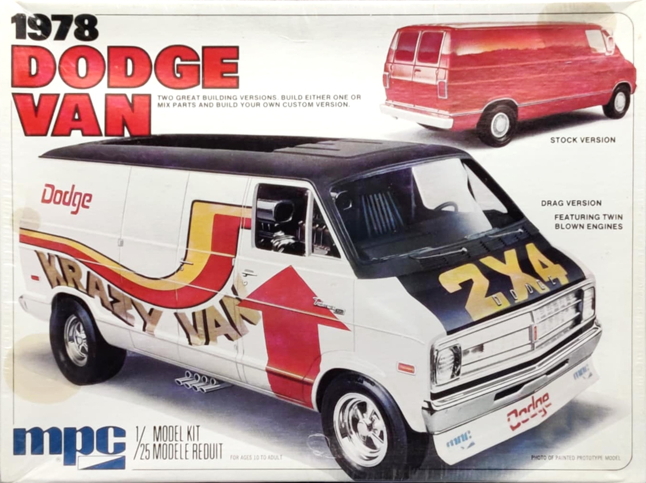 MPC 1978 Dodge Van - Stock or Drag - Spotlight Hobbies