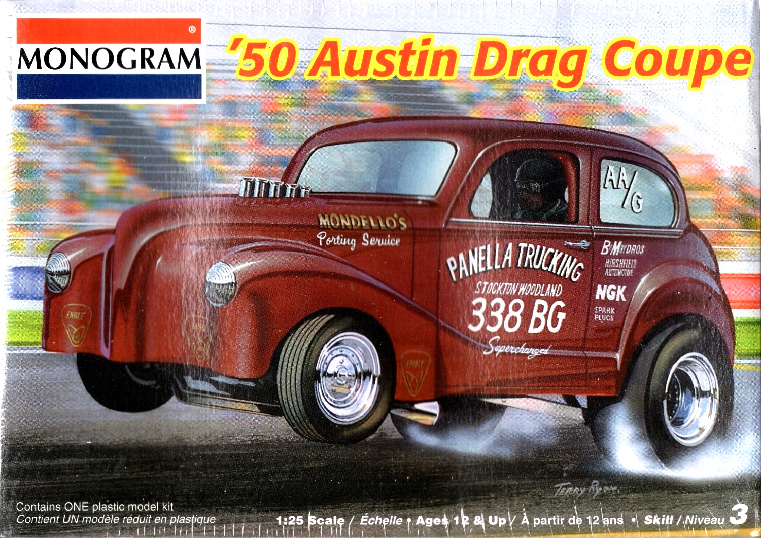 Revell/Monogram "Panella Trucking" AA/G 1950 Austin Coupe Gasser ...