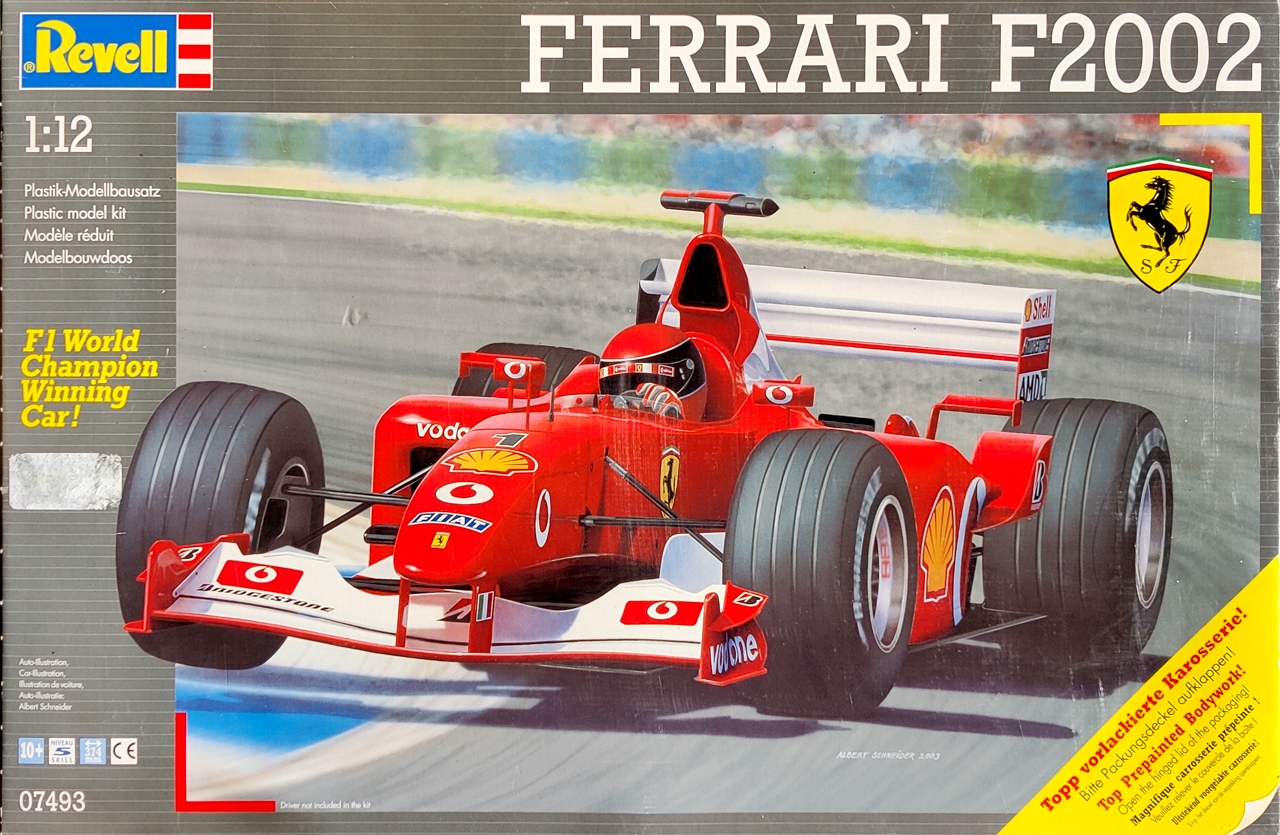 Revell Of Germany Ferrari F2002 F1 Formula One - 1/12 Scale - Spotlight ...