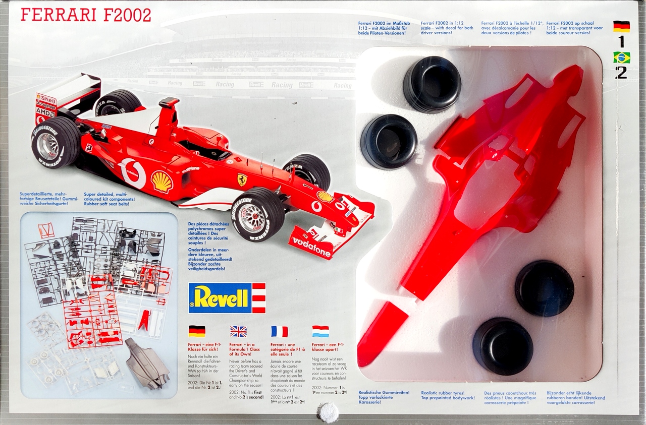 Revell Of Germany Ferrari F2002 F1 Formula One - 1/12 Scale - Spotlight ...