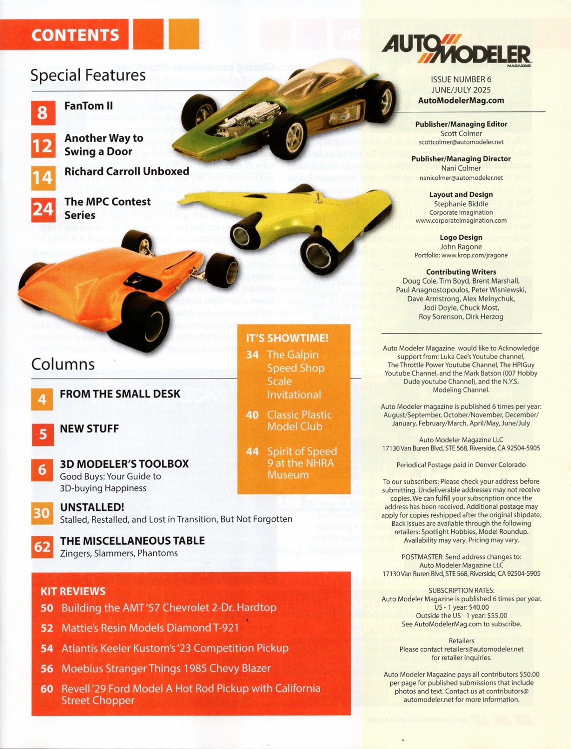 Auto Modeler Magazine - Issue #6 - June/July 2025 - Spotlight Hobbies