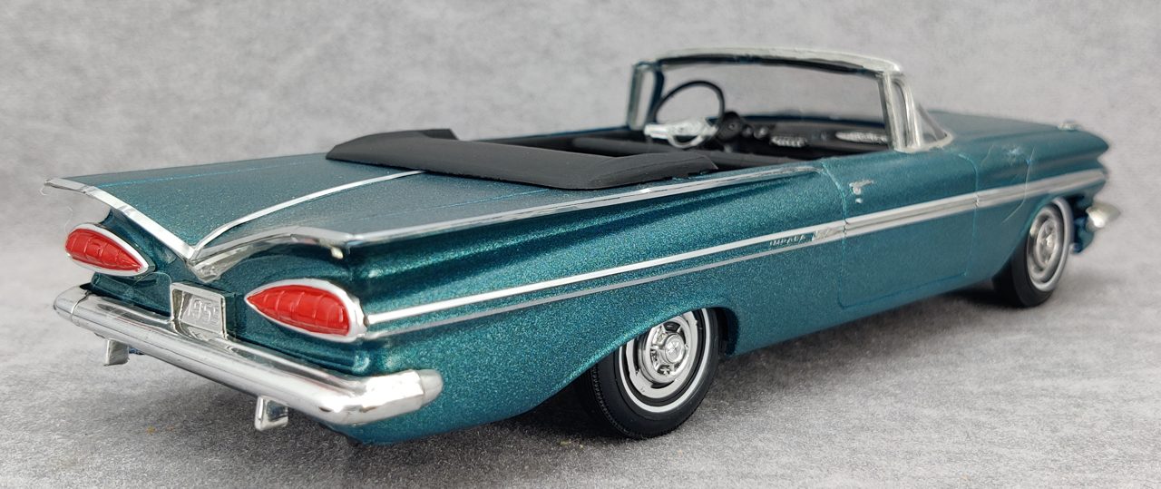 SMP 1959 Chevy Impala Convertible Built Kit - Spotlight Hobbies