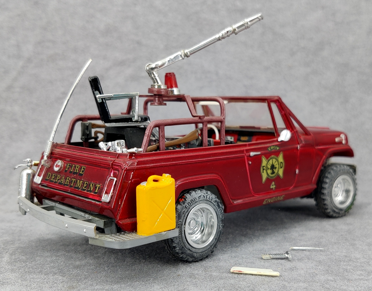 MPC 1970 Jeep Commando Built Kit - Spotlight Hobbies