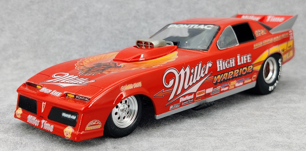 Monogram “Miller Warrior” Pontiac Trans Am Funny Car Built Kit ...