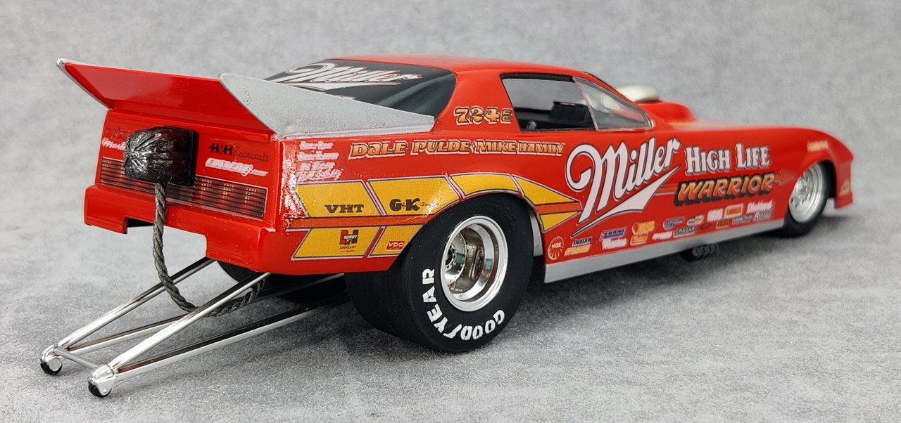 Monogram “Miller Warrior” Pontiac Trans Am Funny Car Built Kit ...