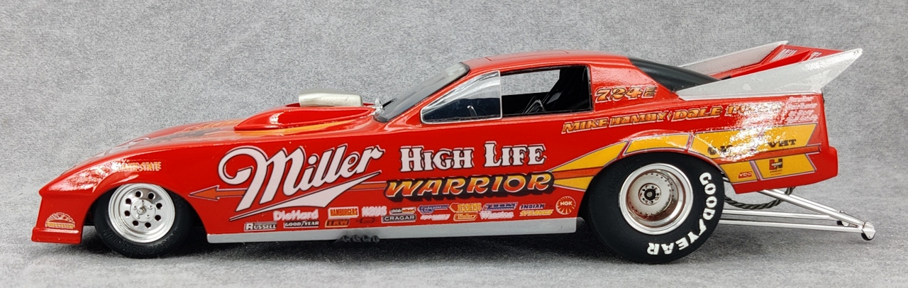 Monogram “Miller Warrior” Pontiac Trans Am Funny Car Built Kit ...