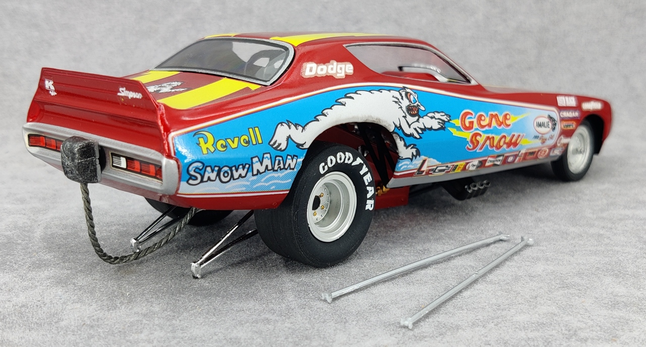 Revell “Gene Snow” Dodge Charger Funny Car Built Kit - Spotlight Hobbies