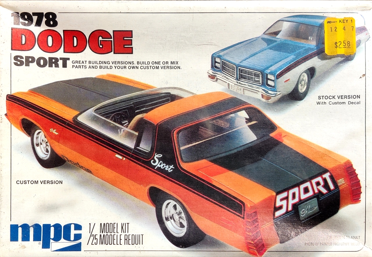 MPC 1978 Dodge Monaco with Mini Bike - Stock or Custom - Spotlight Hobbies