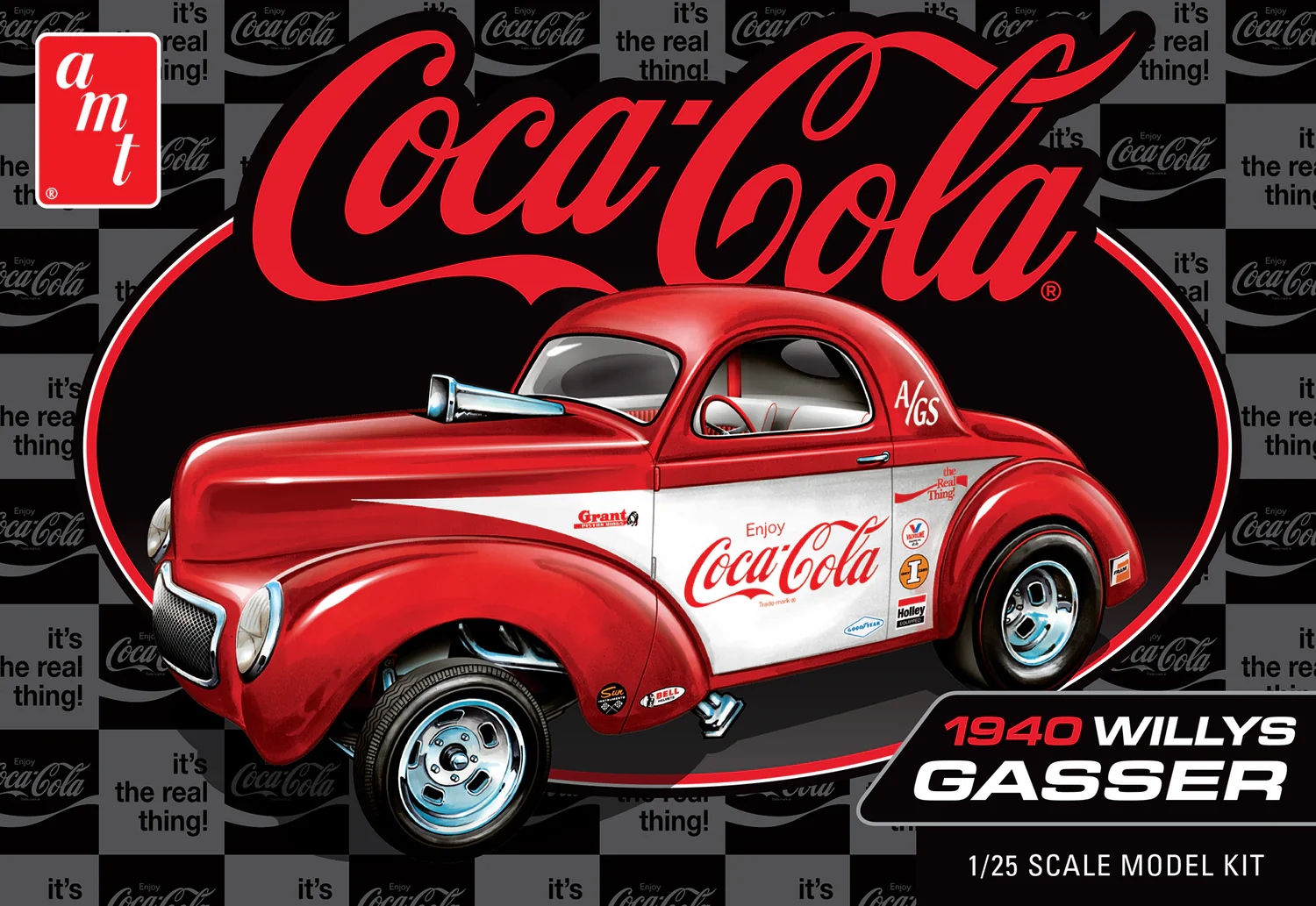 AMT "Coca-Cola" 1940 Willys Coupe Gasser - Spotlight Hobbies