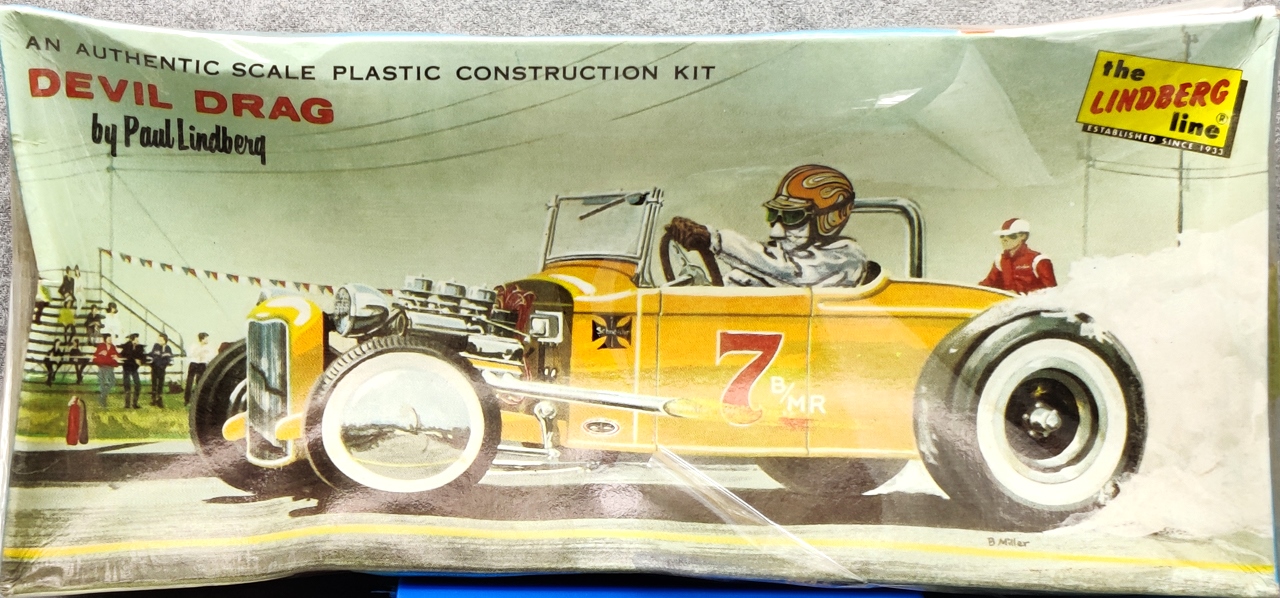 Lindberg "Devil Drag" Roadster Drag Car - Spotlight Hobbies