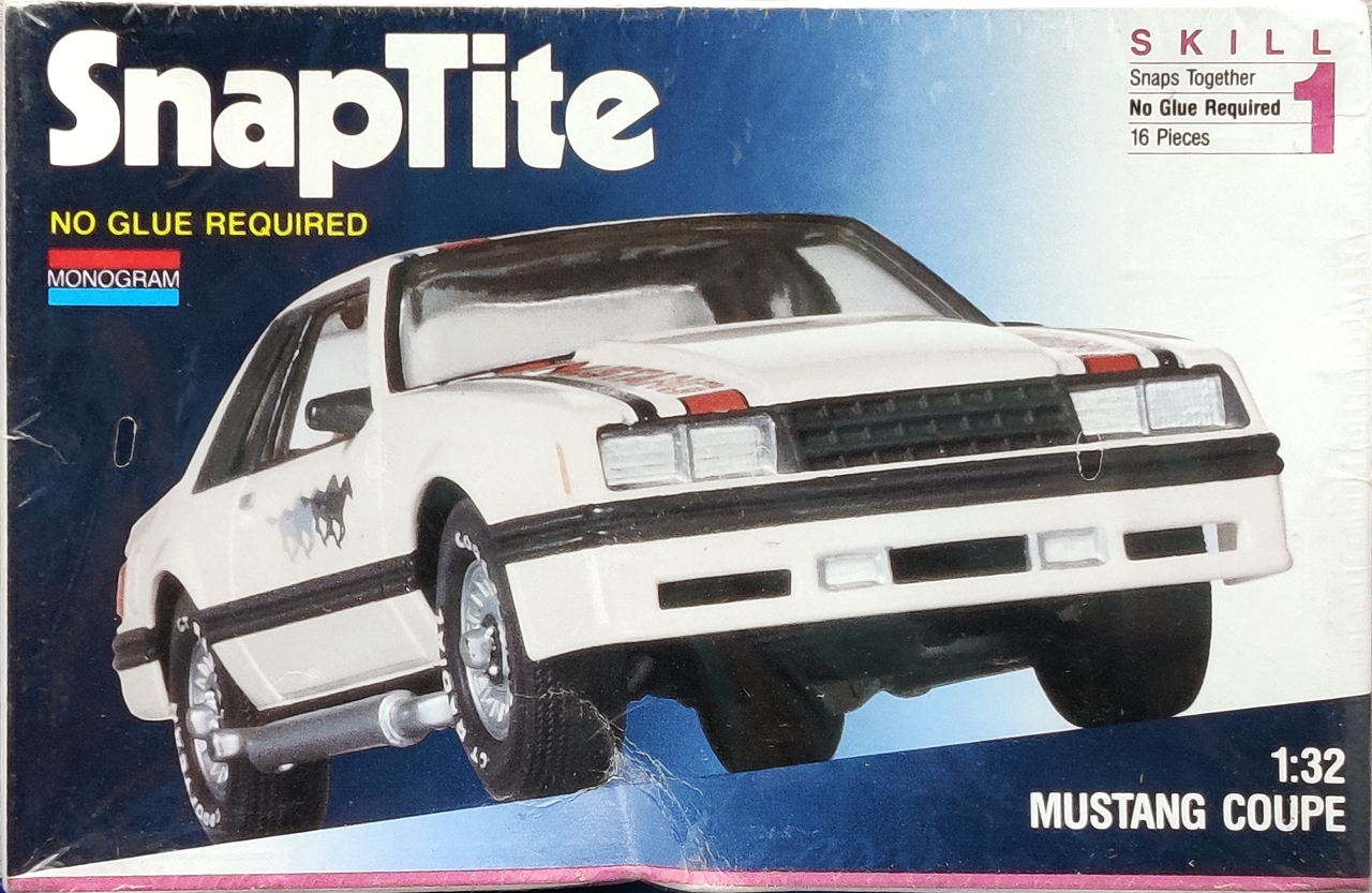 Monogram 1979/1980 Ford Mustang Coupe Notchback SnapTite - 1/32 Scale ...