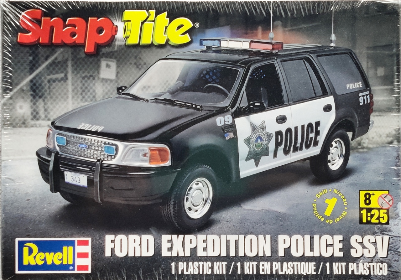 Revell 1997 Ford Expedition Police SSV - SnapTite - Spotlight Hobbies