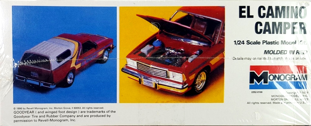 Monogram 1978 Chevy El Camino Custom Camper - Spotlight Hobbies