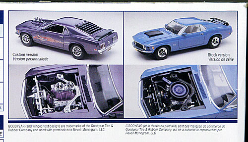 Revell (Monogram) 1970 Ford Mustang Boss 429 - Stock or Street Machine ...