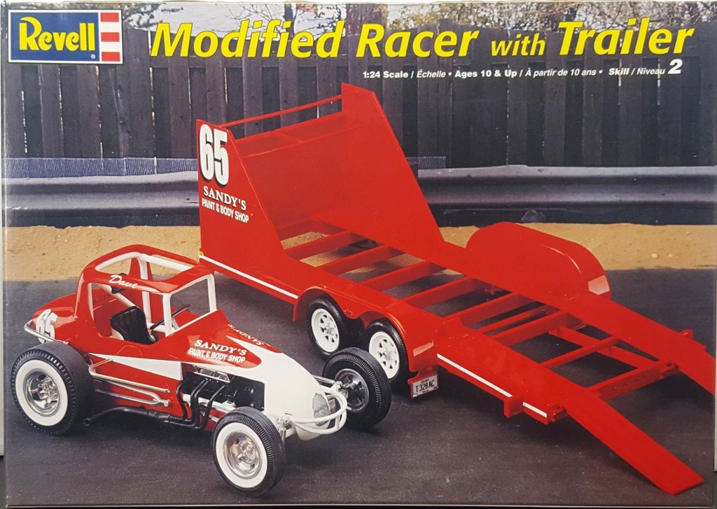 Revell (Monogram) Super Modified Racer with Trailer - Spotlight Hobbies