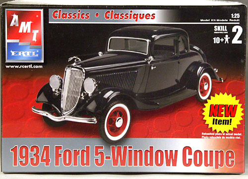 AMT 1934 Ford 5-Window Coupe - Stock - Spotlight Hobbies