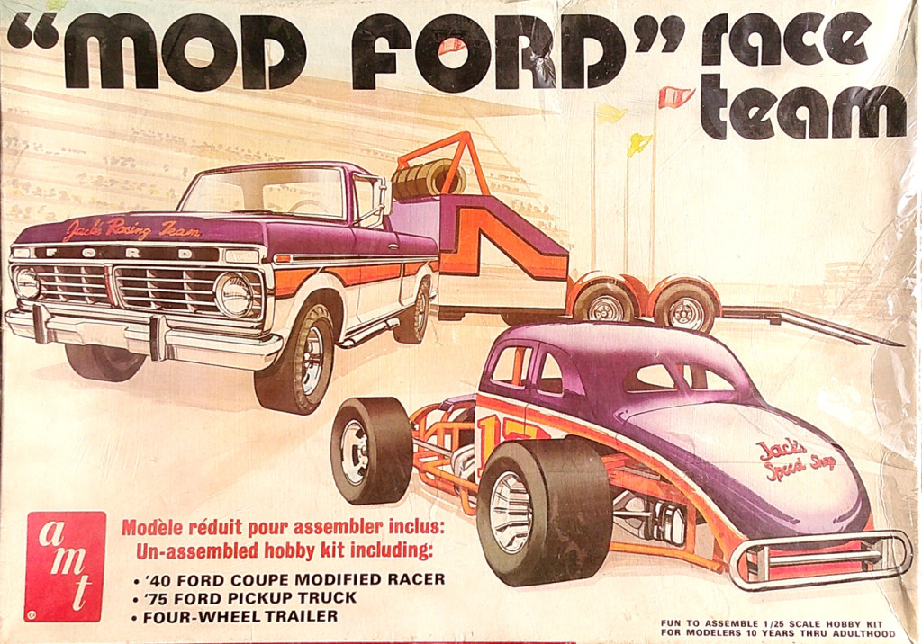AMT "Mod Ford" Race Team 1975 Ford F-350 Ranger XLT Styleside Pickup ...