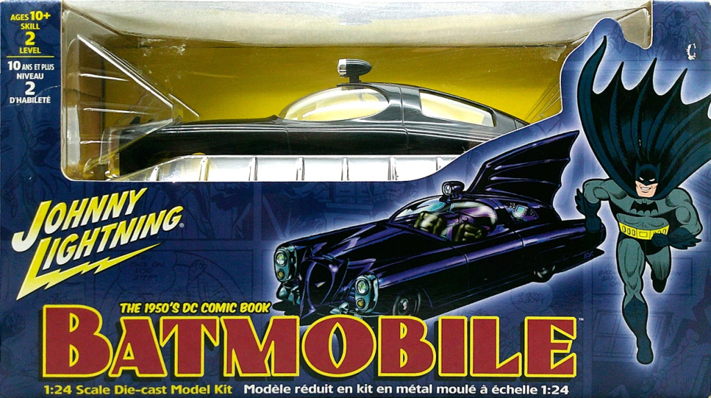 Johnny Lightning (Polar Lights) Pre-Painted Die Cast Batmobile from the ...