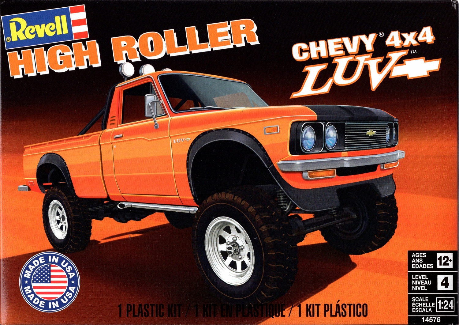 Revell (Monogram) "High Roller" 1973-74 Chevy Luv 4x4 Pickup Truck ...