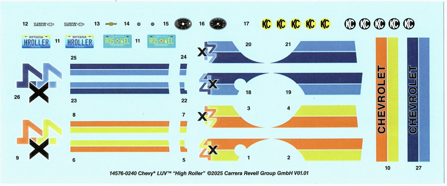 Revell (Monogram) "High Roller" 1973-74 Chevy Luv 4x4 Pickup Truck ...