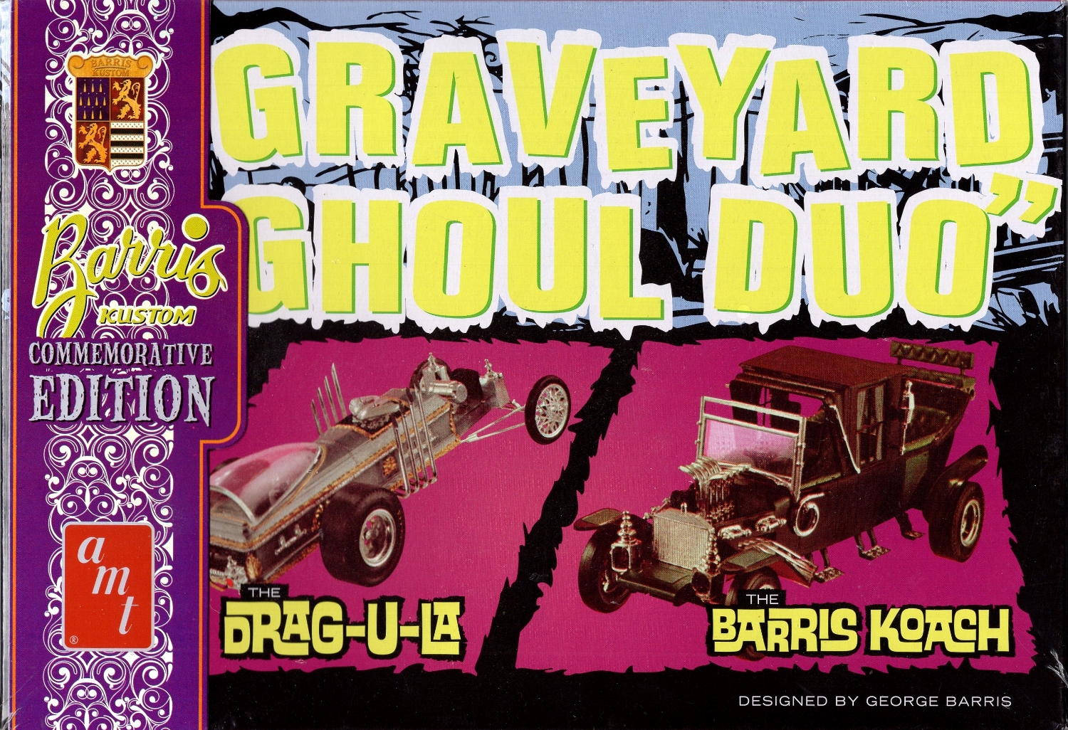 AMT "Graveyard Ghoul Duo" (The Munsters) "Drag-U-La" and "The Barris ...