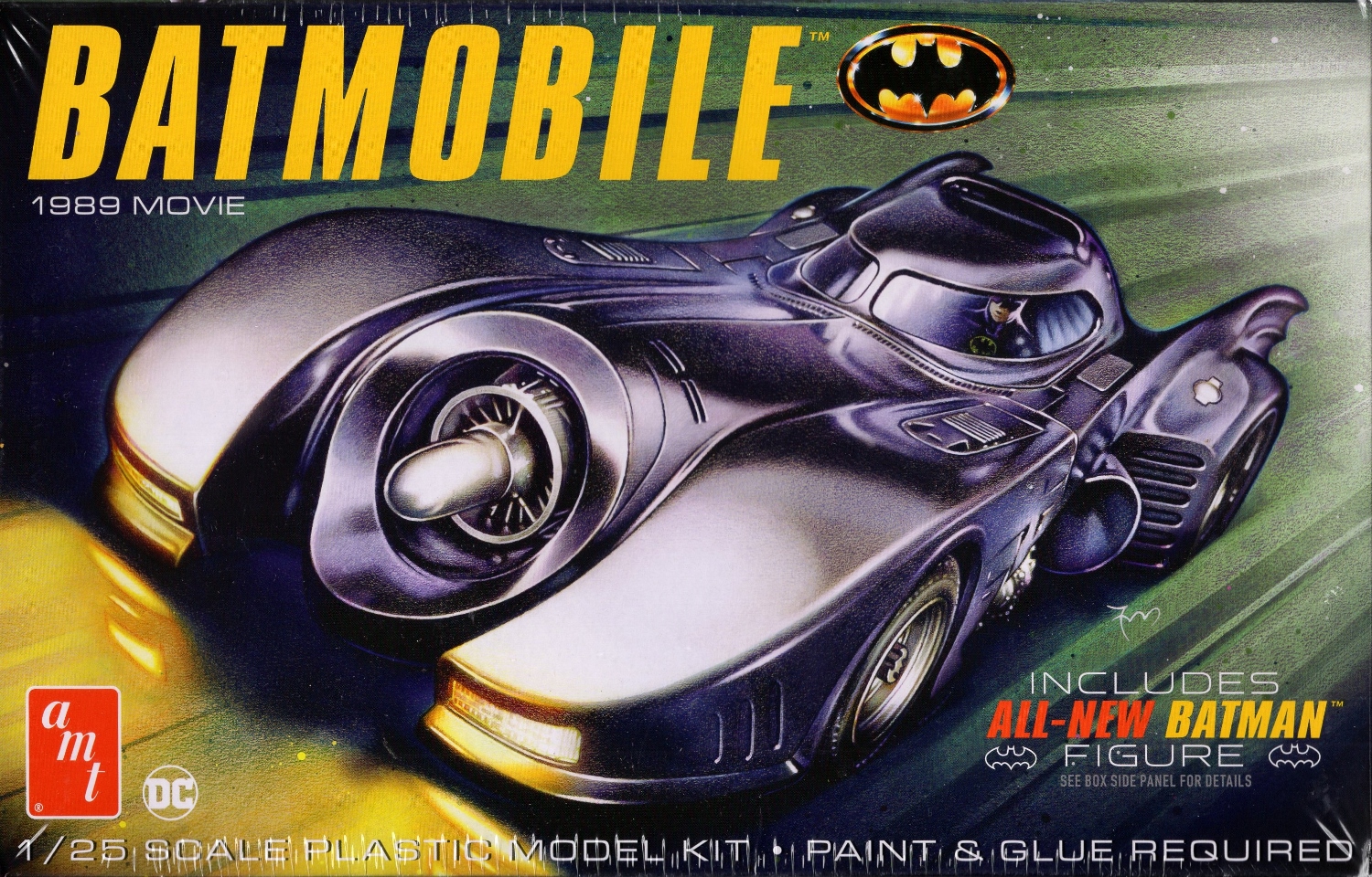 AMT 1989 Batman "Batmobile" with Jet Turbine Engine and Resin Batman ...
