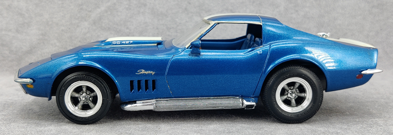 Revell 1969 Chevy Baldwin Motion Corvette Built Kit - Spotlight Hobbies