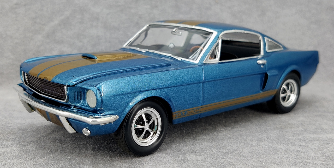 Monogram 1966 Ford Mustang GT 350H Built Kit - Spotlight Hobbies